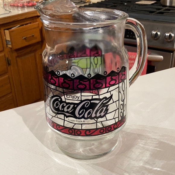 Dining | Vintage Coca Cola Glass Pitcher | Poshmark